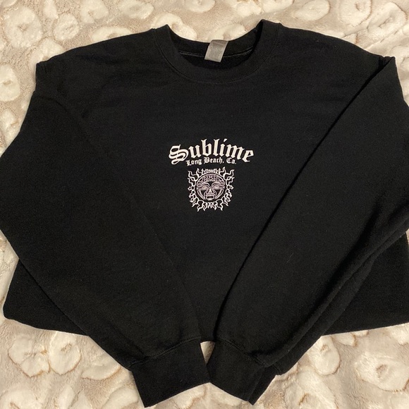 Sweaters | Black Sublime Crew Neck | Poshmark